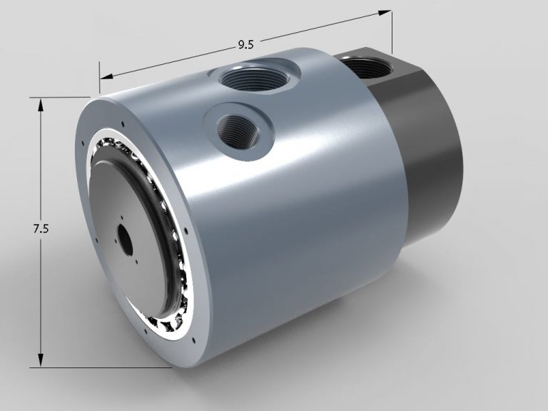 Rotary Union for Hydraulics Made in the USA by Rotary Systems, Inc.