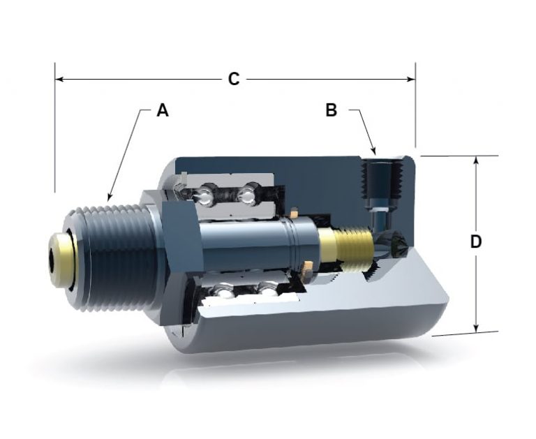 Coaxial Duo Flow Rotary Union from Rotary Systems, Inc.